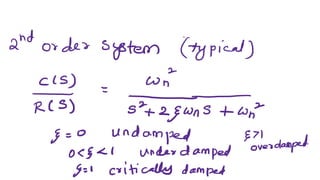 2nd order systems | PPT
