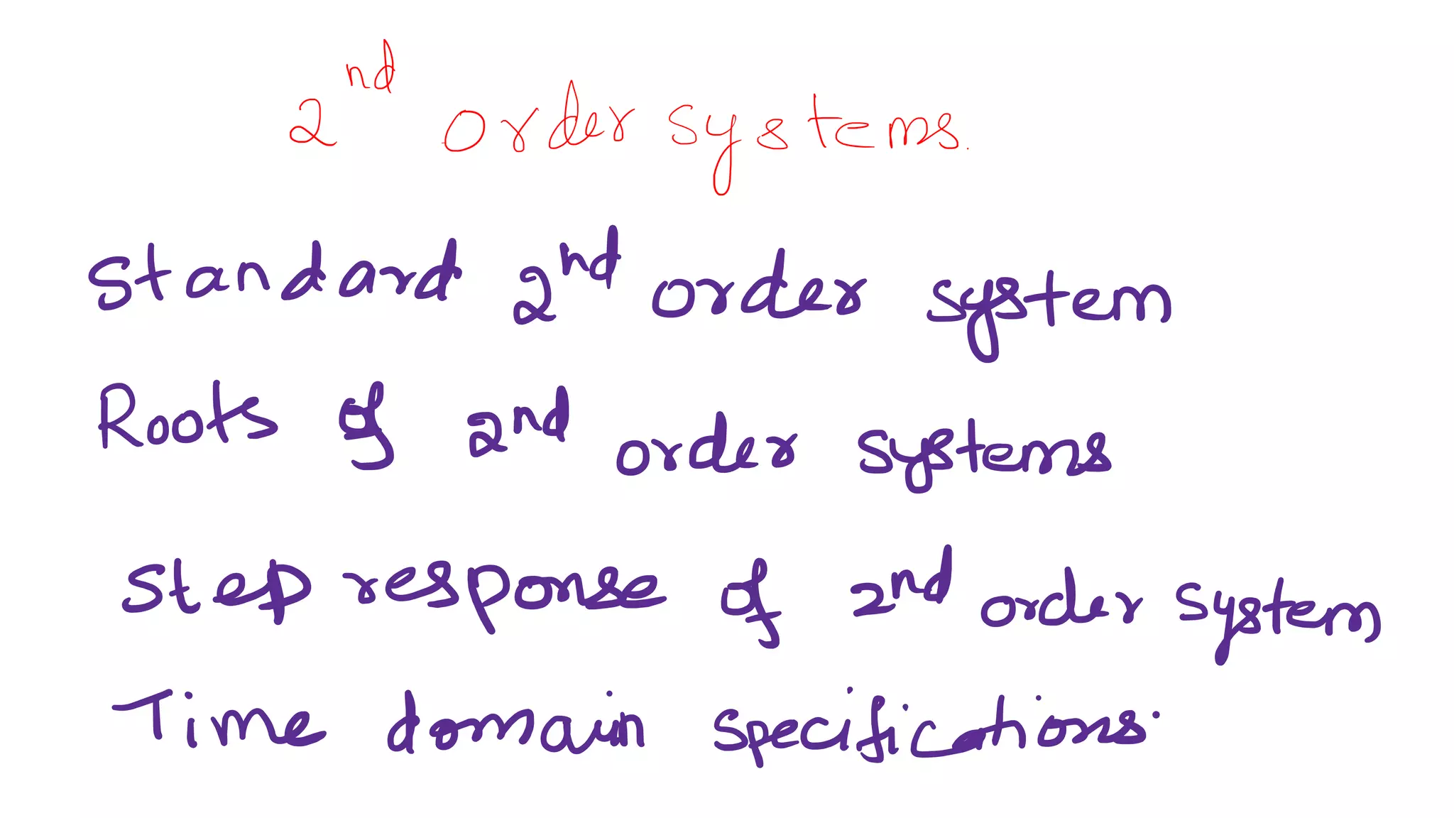 2nd order systems | PDF