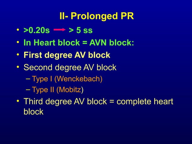 2nd part ECG basics PR interval and heart block | PPT | Heart and ...