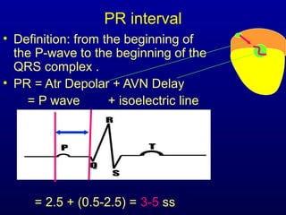 2nd part ECG basics PR interval and heart block | PPT