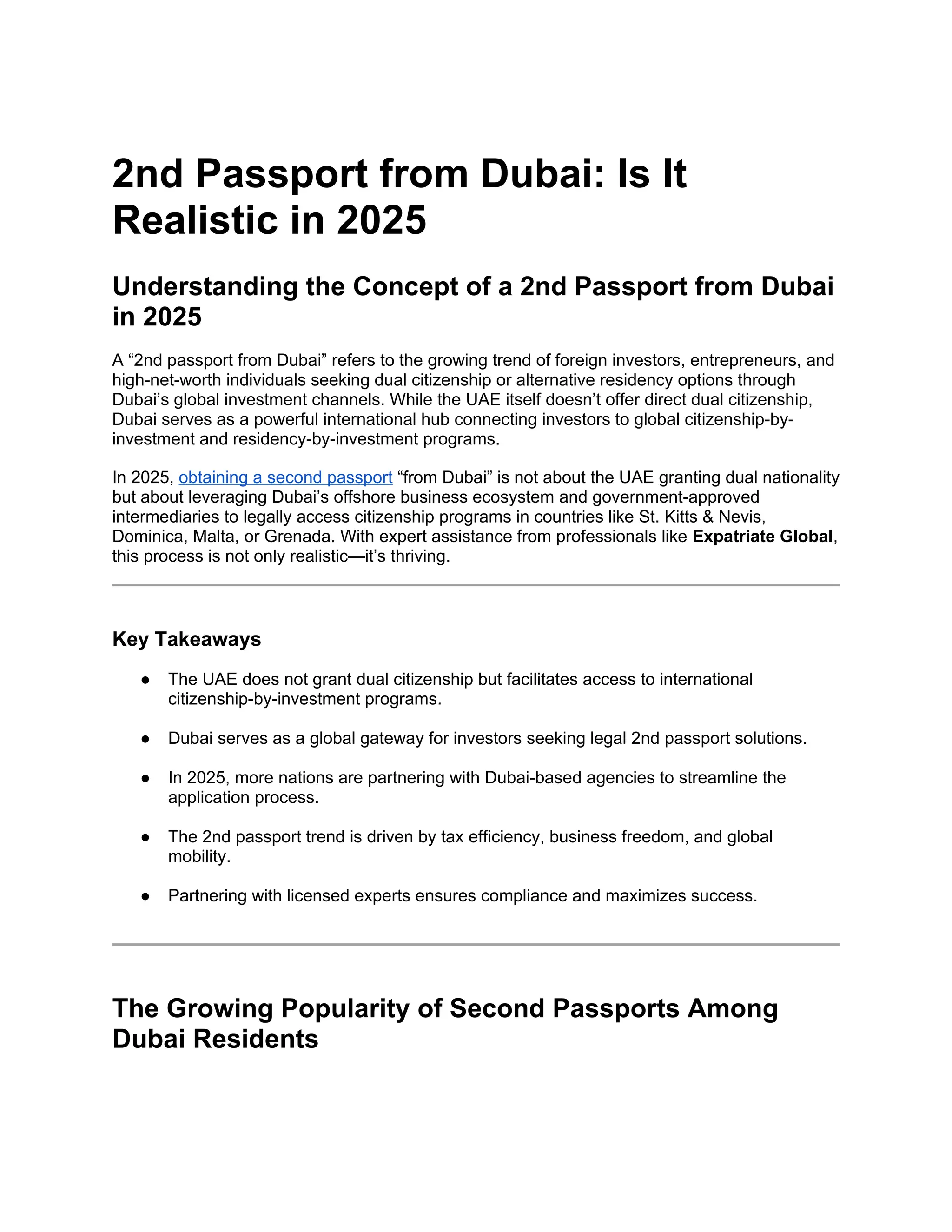 2nd Passport from Dubai_ Is It Realistic in 2025.docx