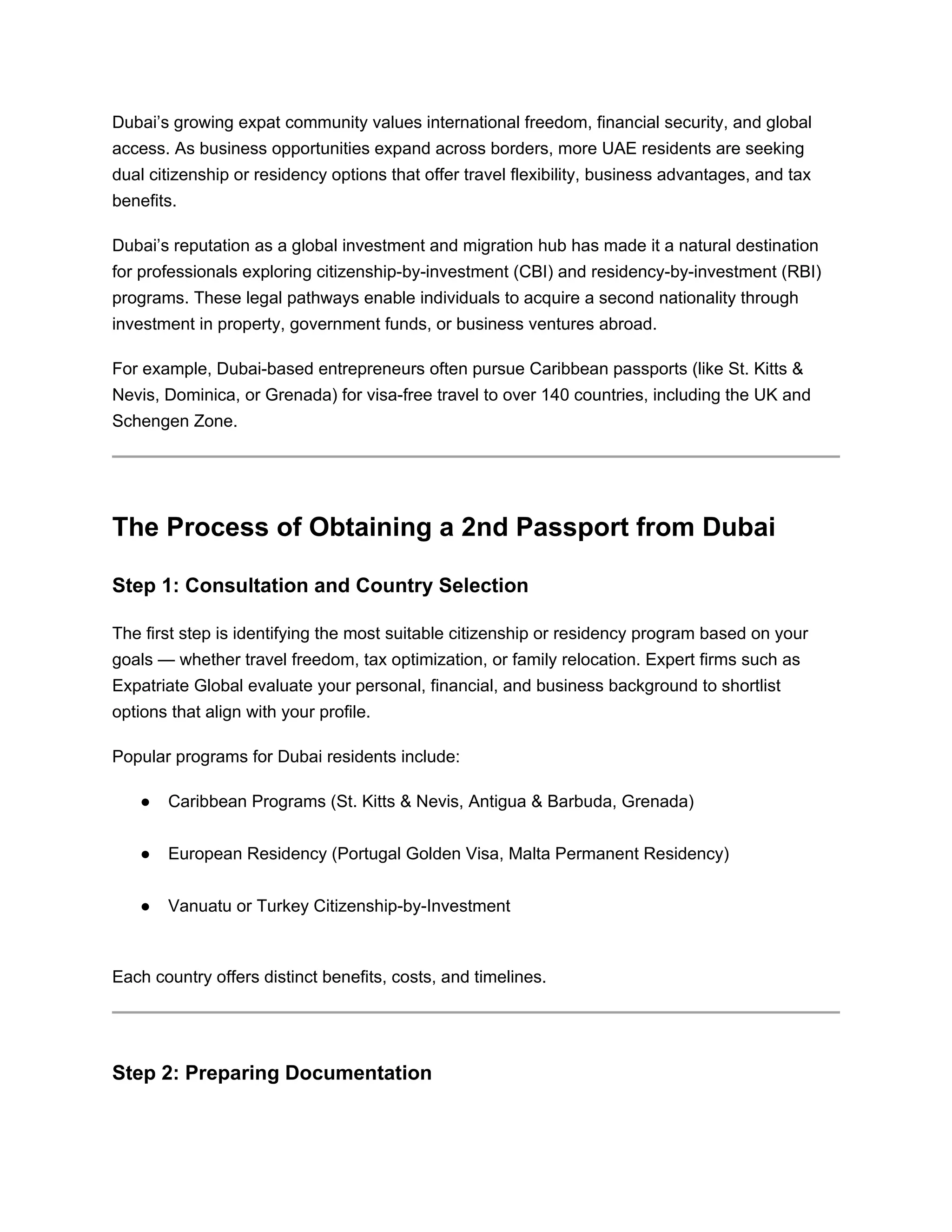 2nd Passport in Dubai_ Costs, Process, and Benefits Explained.docx