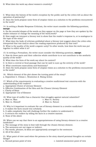 2nd Periodical in Creative Non fiction 2nd quarter | DOCX | Educational ...