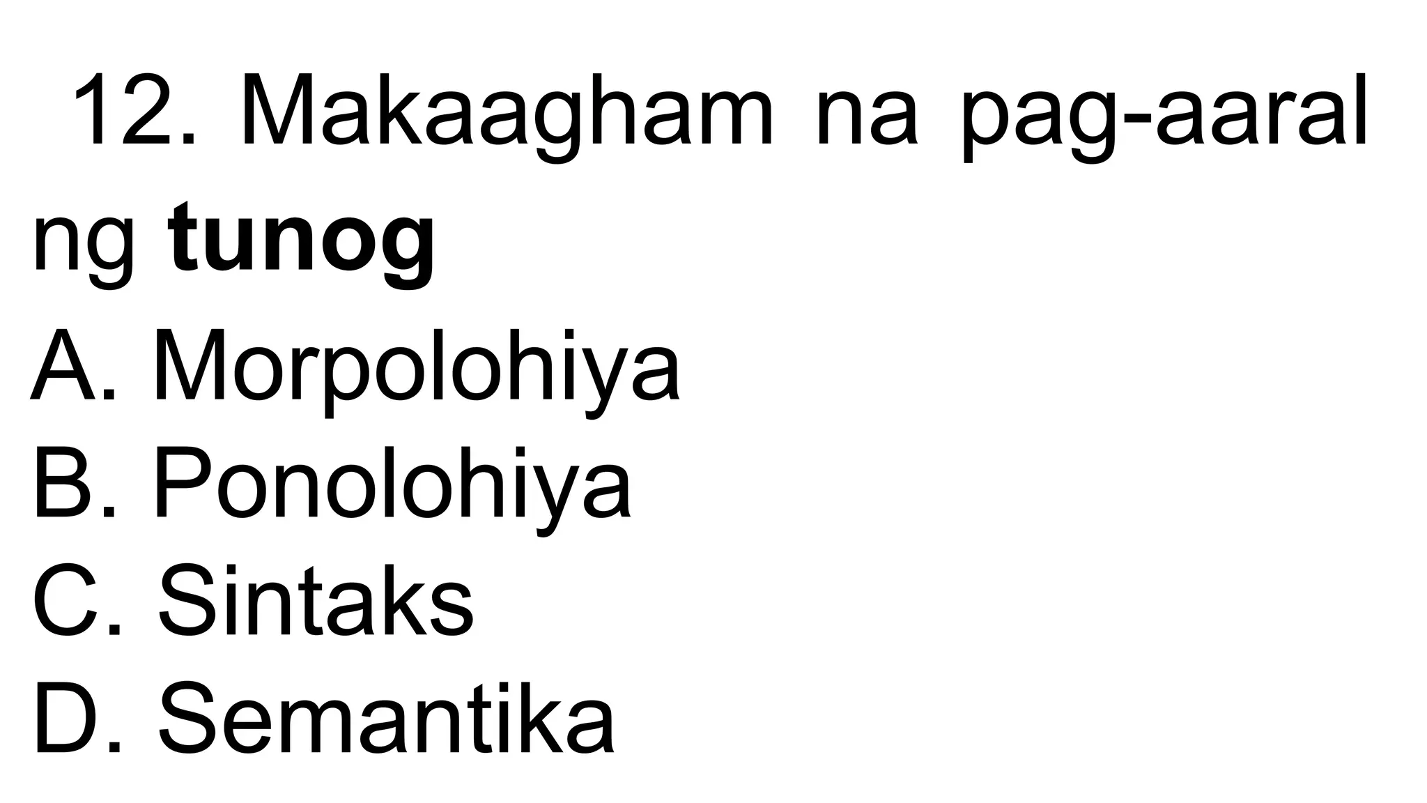 ikalawang markahang pagsusulit sa filipino | PPTX