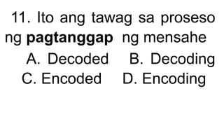 ikalawang markahang pagsusulit sa filipino | PPTX