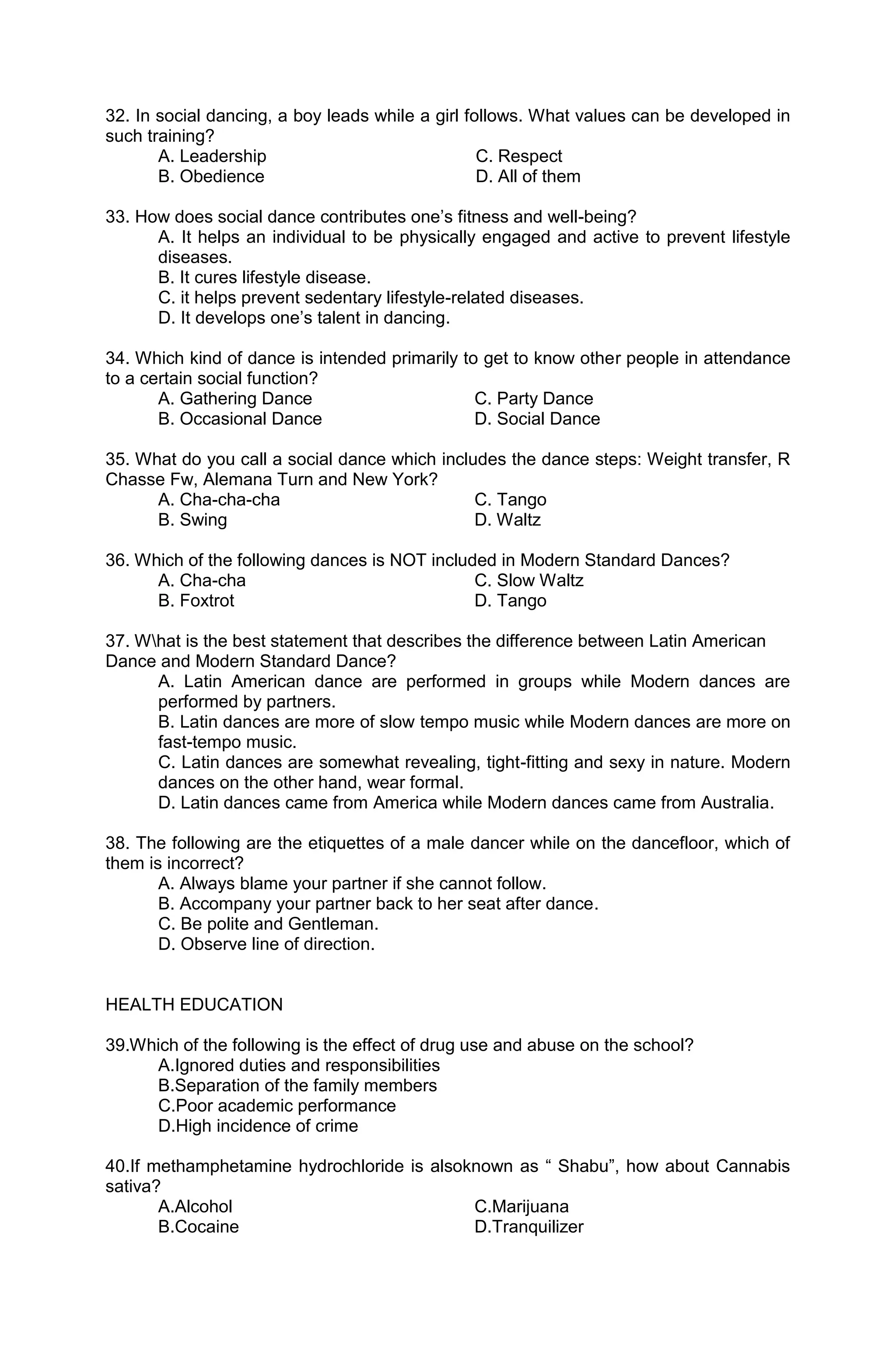 2ND PERIODICAL EXAMINATION FOR GRADE 8 SCHOOL YEAR 2023-2024 DEPED ...