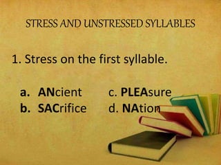 Pitch and Stress | PPTX