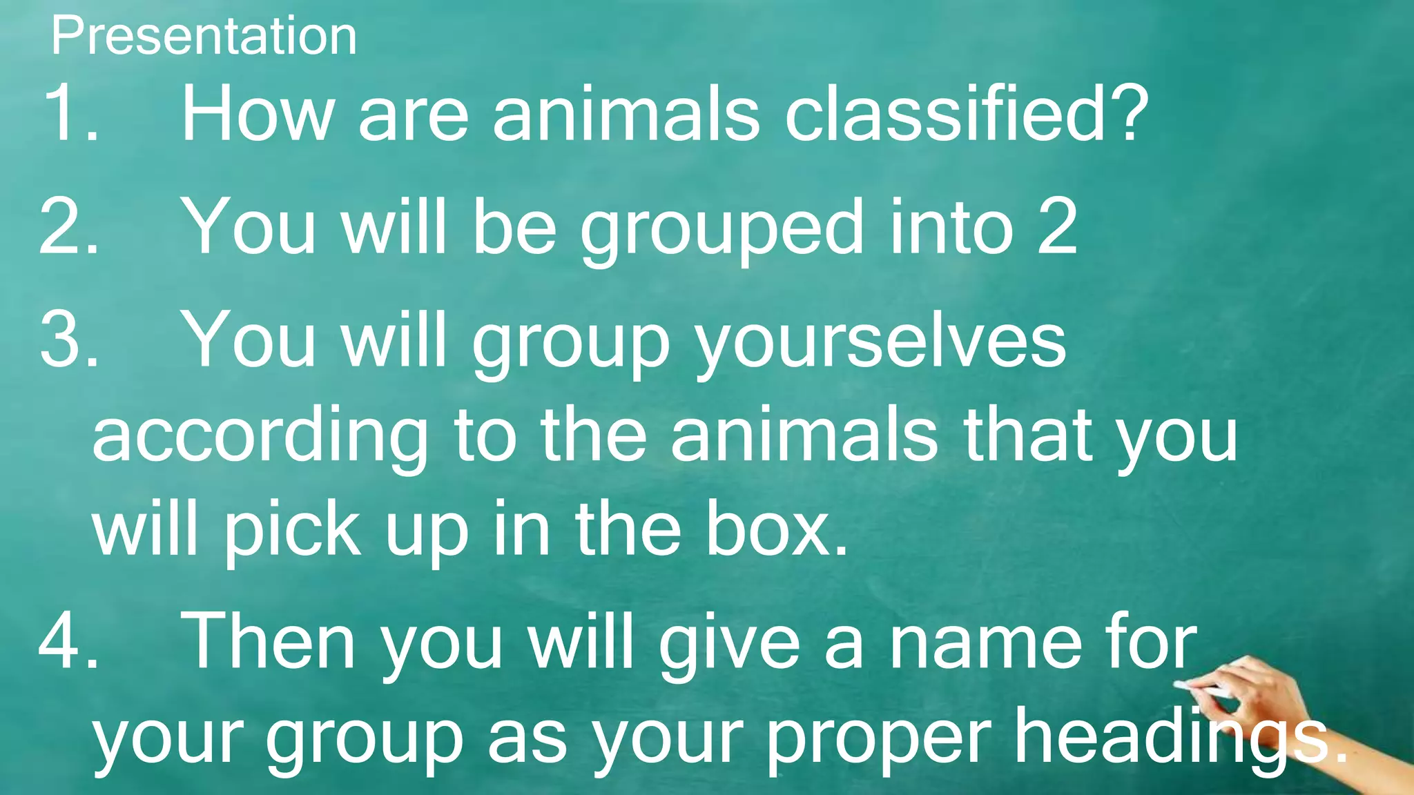 2nd qtr 6 classifies animals into vertebrates and invertebrates | PPTX ...