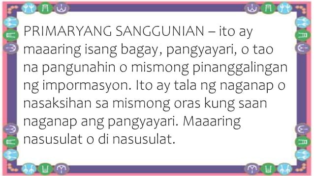 2nd ppt 7 primarya at sekundaryang sanggunian.pptx