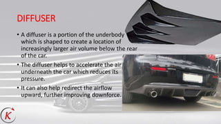 Car aerodynamic devices | PPTX