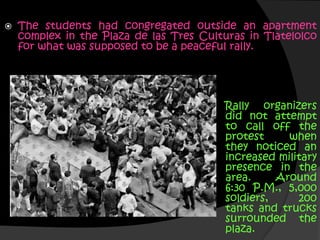 TLATELOLCO MASACRE | PPTX