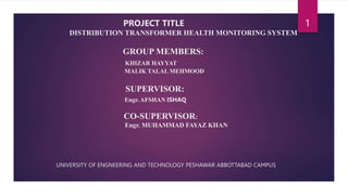 DISTRIBUTION TRANSFORMER HEALTH MONITORING SYSTEM.PPT.pptx