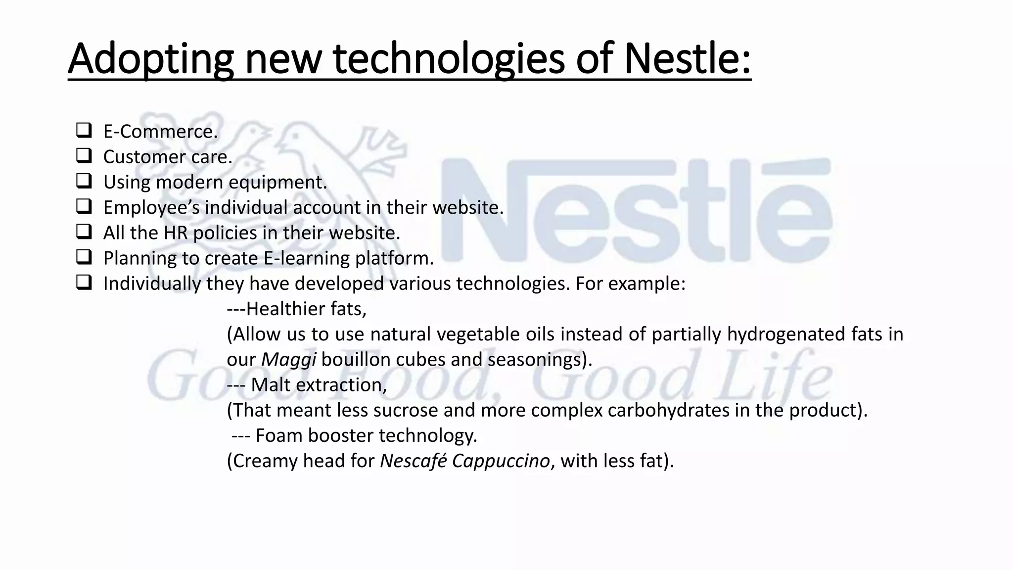 A case analysis on nestle's high performance. | PPTX