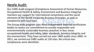 A case analysis on nestle's high performance. | PPTX