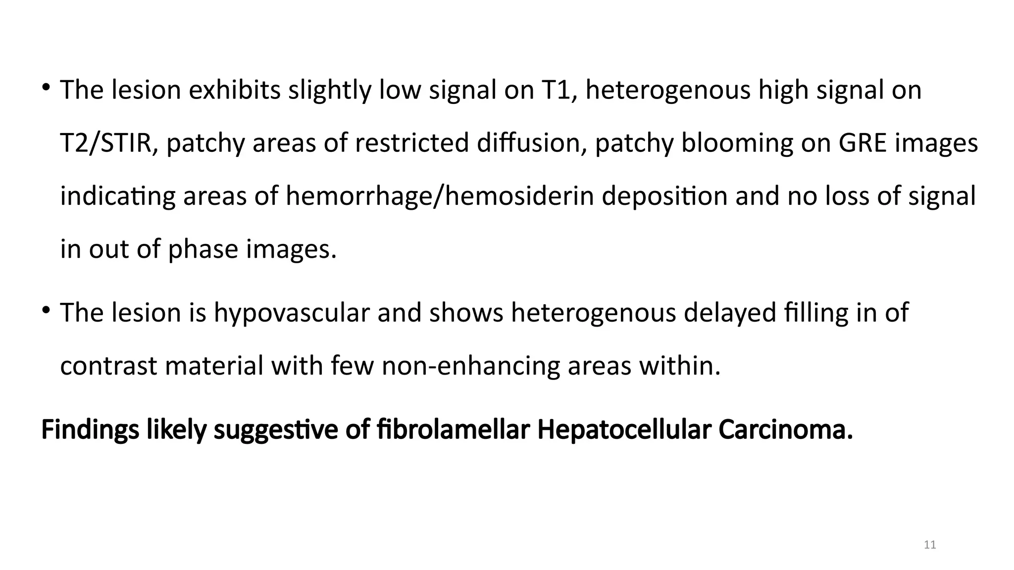 Liver Resection in a Case of Cavernous Hemangioma | PPTX