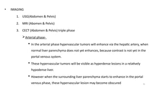 Liver Resection in a Case of Cavernous Hemangioma | PPTX