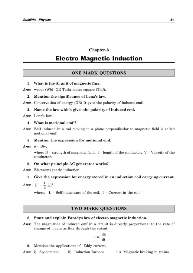 2nd PUC Physics.pdf | Physics | Science