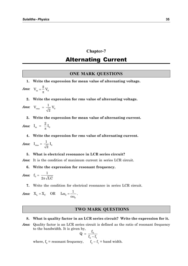 2nd PUC Physics.pdf | Physics | Science