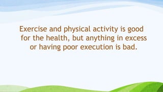 Safety protocols during physical activity | PPTX