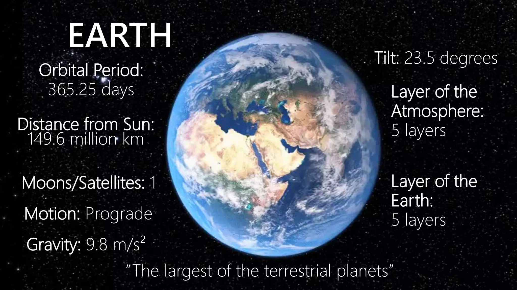 Planets and their Unique Characteristics | PPTX