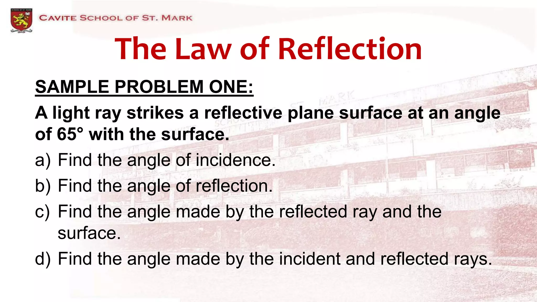 Optics: Light | PPTX | Physics | Science