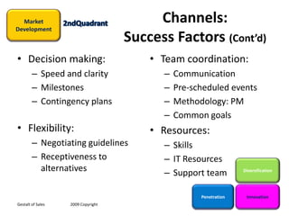 2nd Quadrant Channels | PPTX | Sales | Business