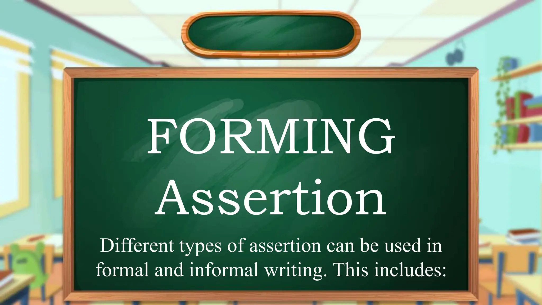 2nd Quarter-ENGLISH formulating assertion and opininon based on the | PPTX
