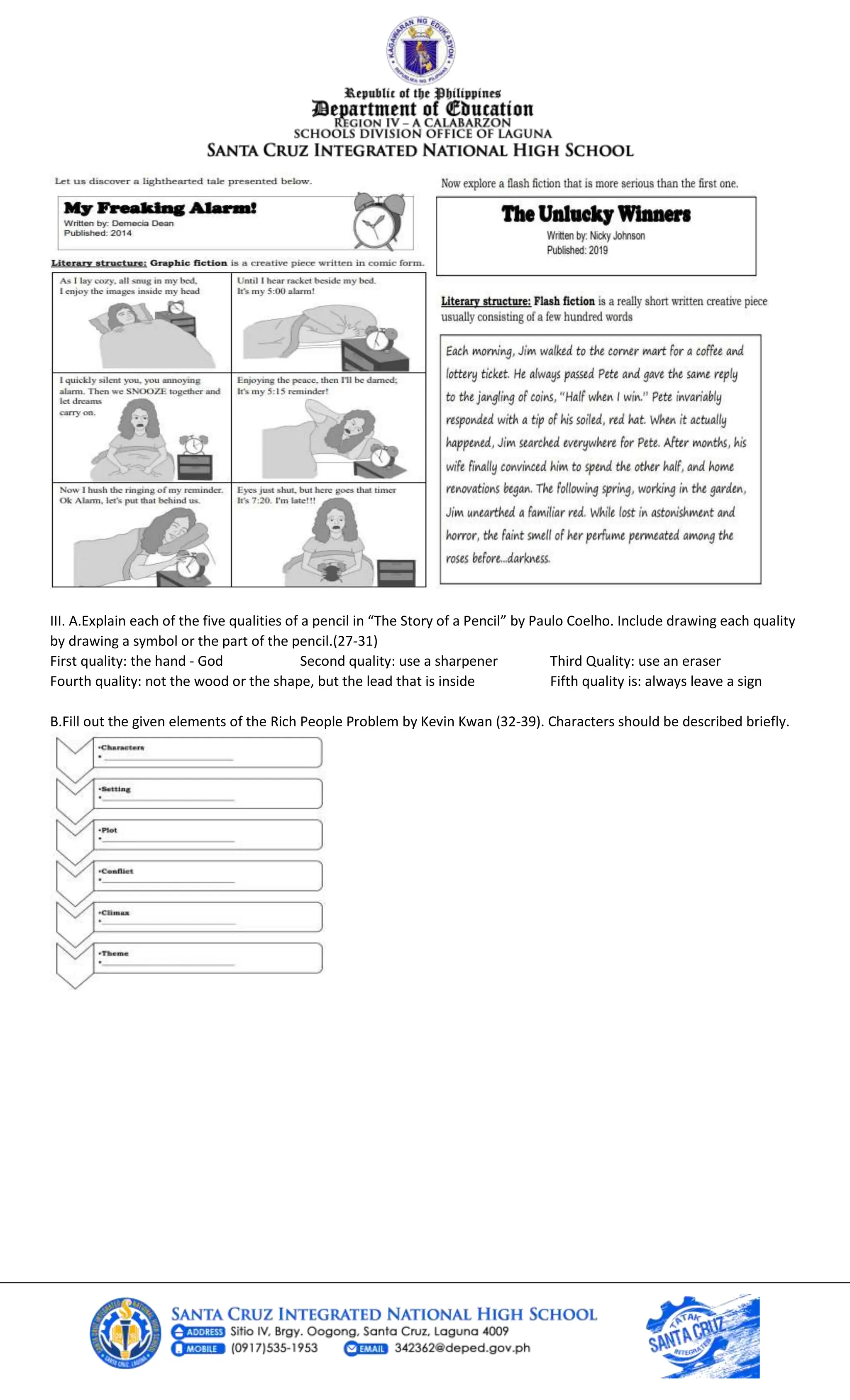 2nd Quarterly Exam in 21st Century Literature with TOS & Answer Key.docx