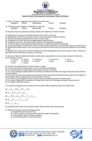 2nd Quarterly Exam in Creative Writing.docx
