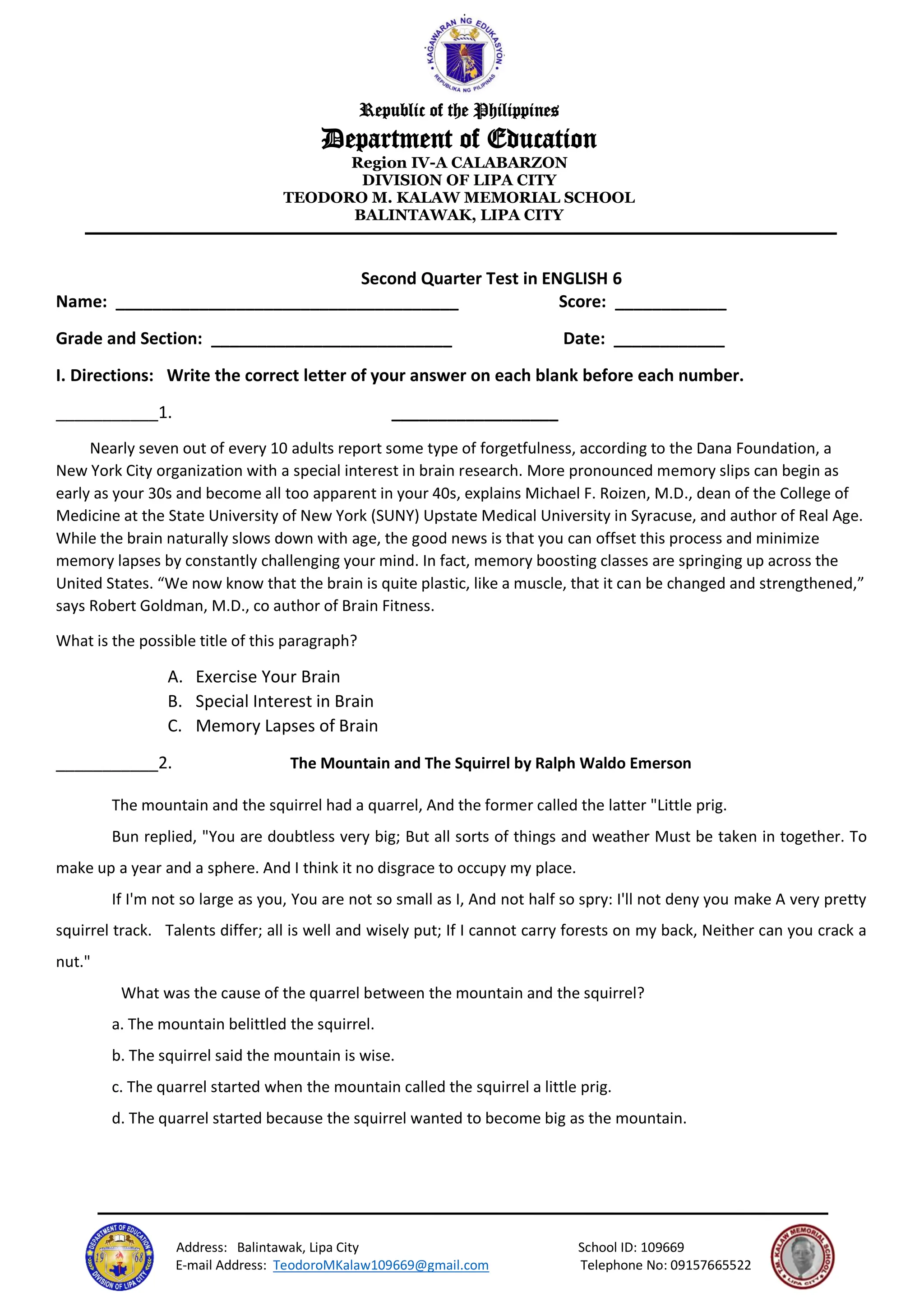 2nd Quarterly Exam in English 6.pdf