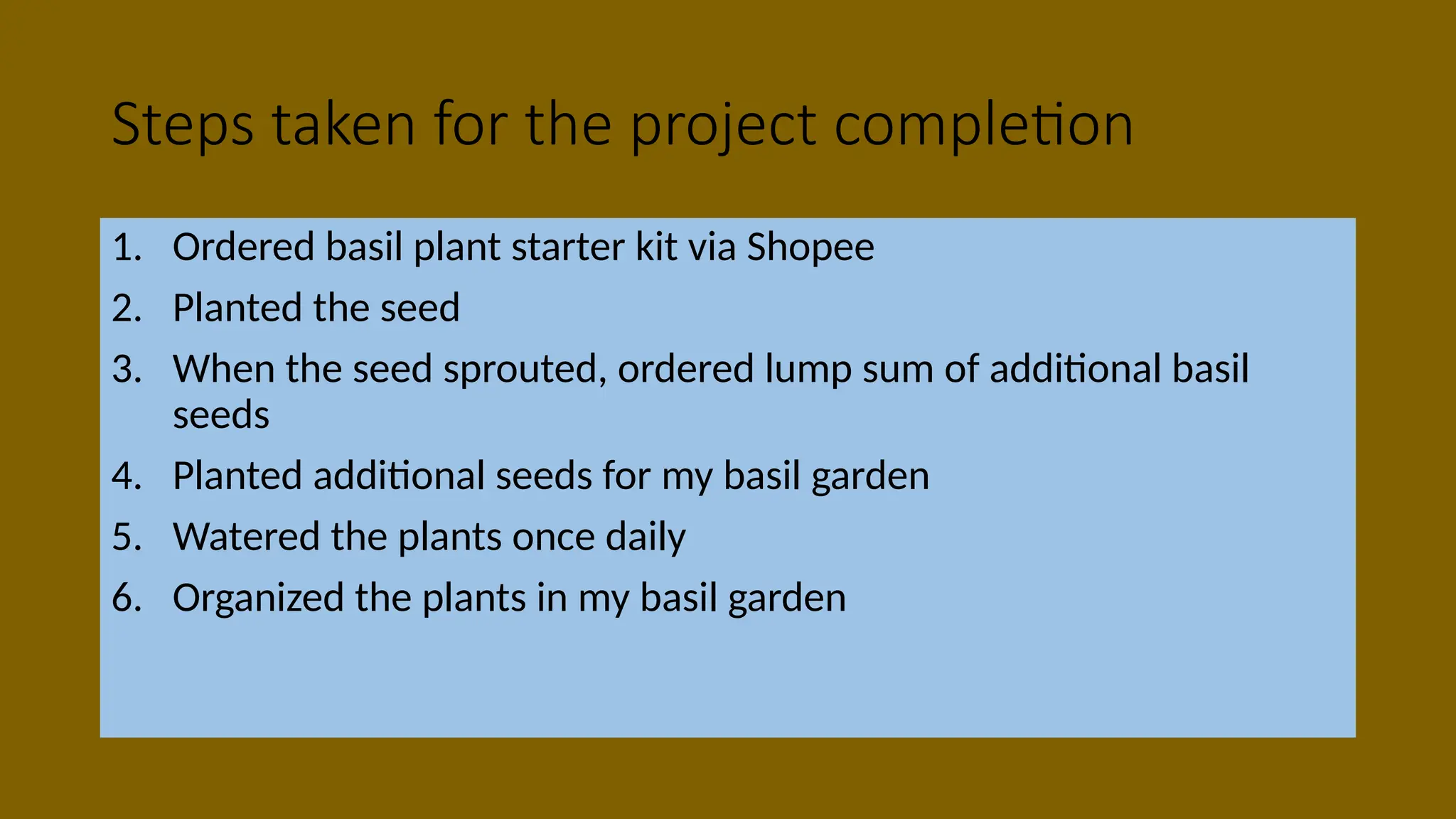7-day experiment observing the growth of monggo seeds | PPTX