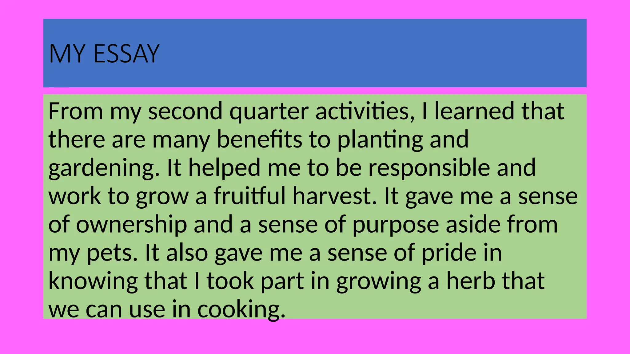 7-day experiment observing the growth of monggo seeds | PPTX