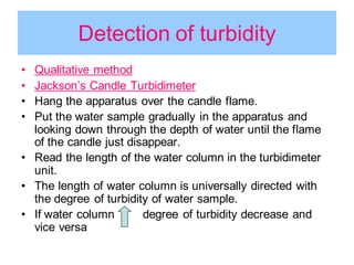 Presentation about Physical examination of water | PDF