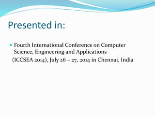 A MIND MAP QUERY IN INFORMATION RETRIEVAL | PPTX | Search | Internet