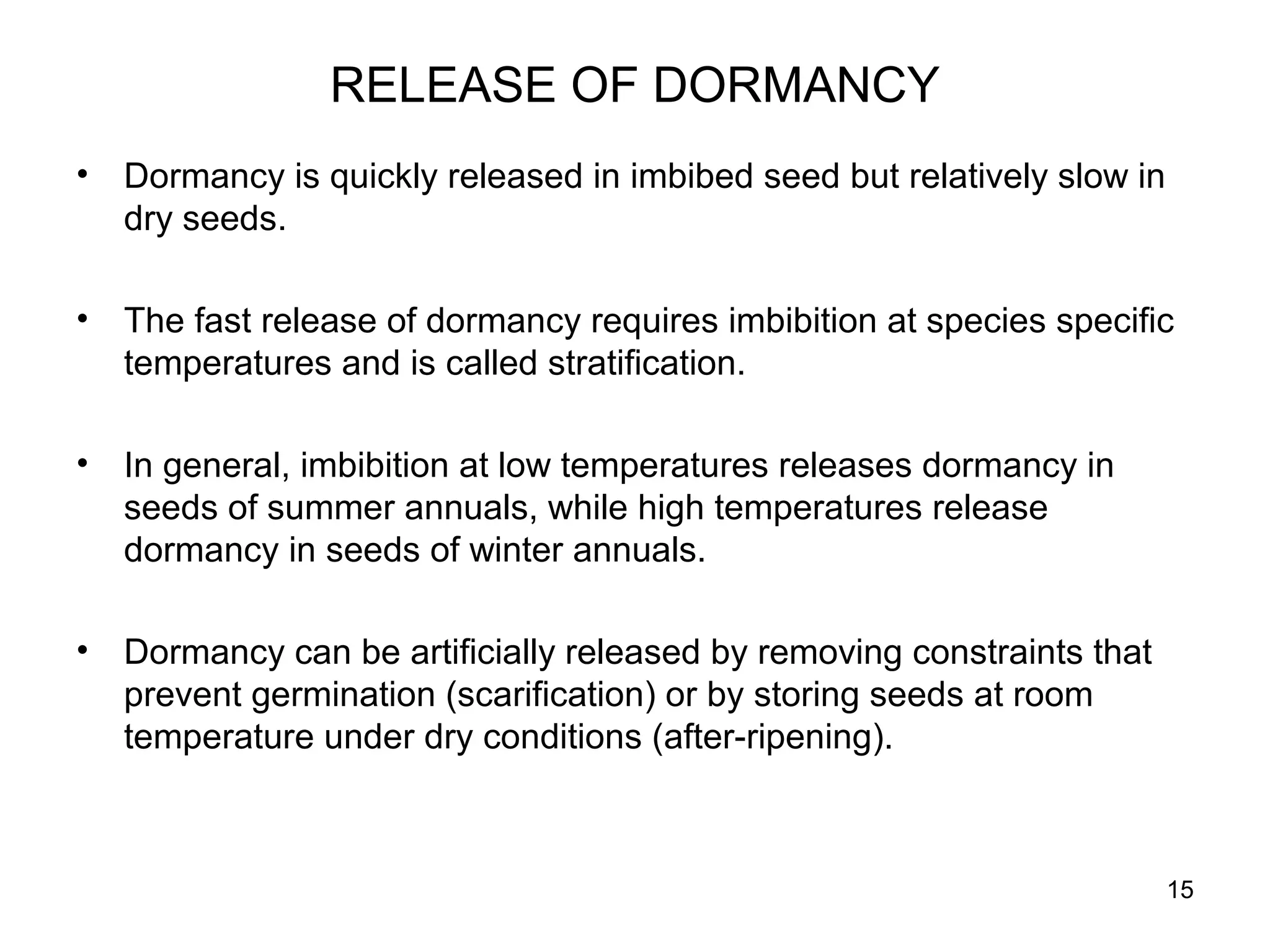 Molecular Mechanism of Seed Dormancy | PPT