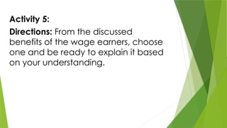 Salary, Wage, Income and benefits-Business Mathematics quarter 1 | PPTX
