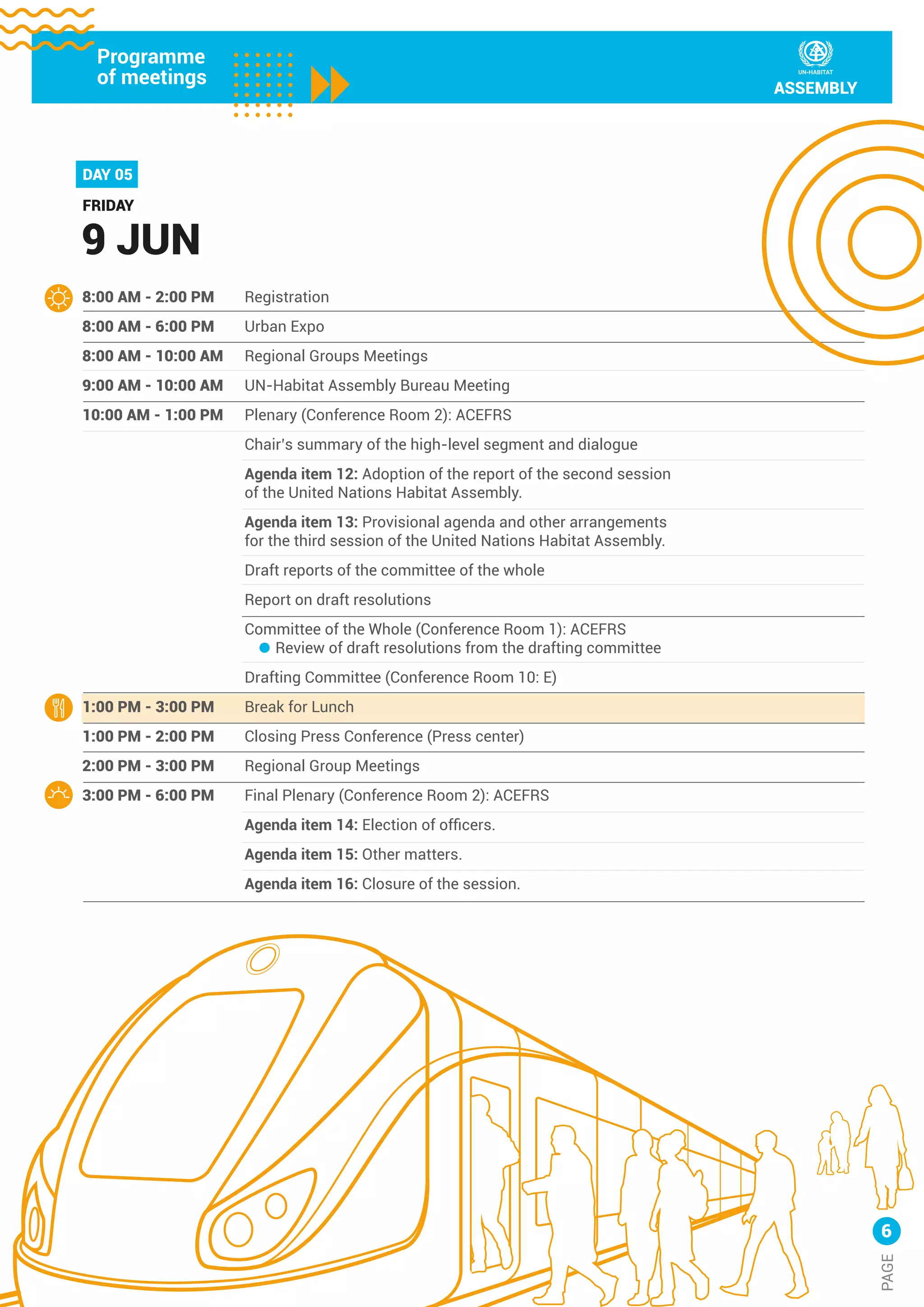 2nd session of the UN-Habitat Assembly - Detailed programme | PDF