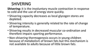 exercise in cold | PPTX