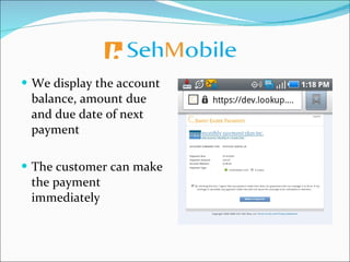 Sample payment phone app | PPT | Credit Cards | Personal Debt
