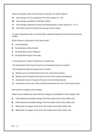 Physics 2nd term exams | DOCX