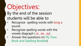 spelling long A.pptx | Books and Literature