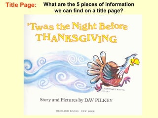 2nd Title Page, Copyright Page & Dedication | PPT