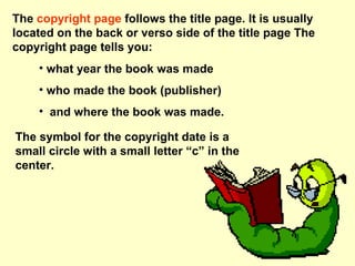 2nd Title Page, Copyright Page & Dedication | PPT