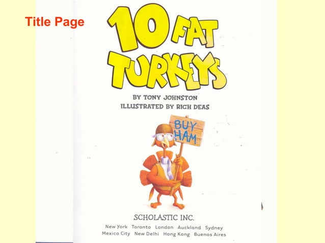 2nd Title Page, Copyright Page & Dedication | PPT
