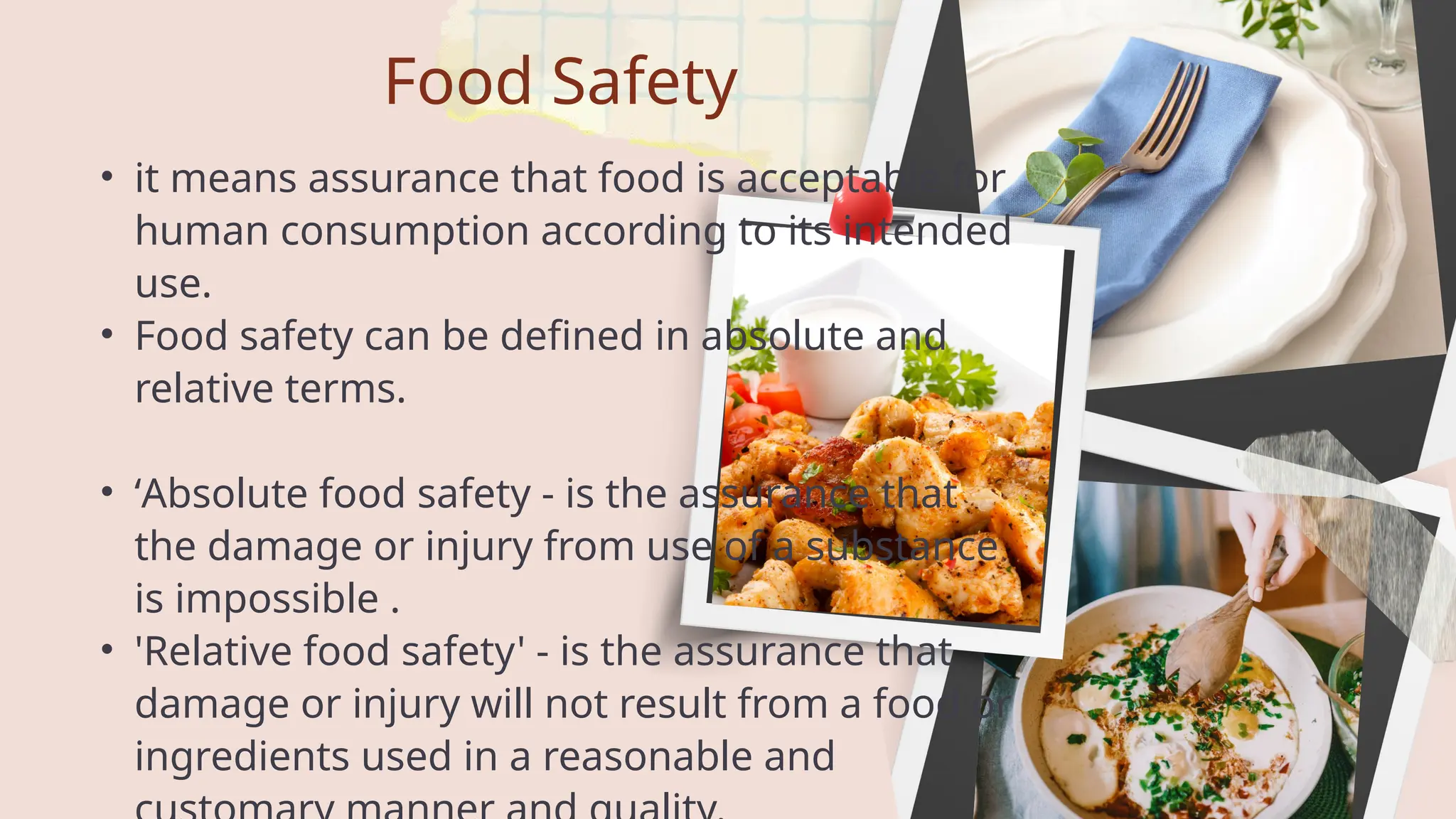 2nd topic - Food Safety................. | PPTX