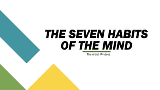 2nd TOPIC THE ARTIST MINDSET -student Copy.pptx