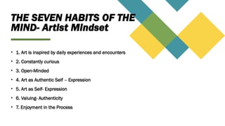 2nd TOPIC THE ARTIST MINDSET -student Copy.pptx
