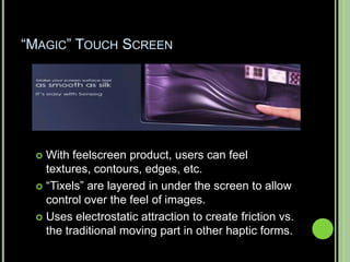 Haptic Technology Trends Assessment Presentation | PPT