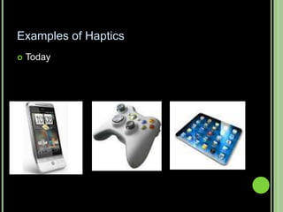 Haptic Technology Trends Assessment Presentation | PPT
