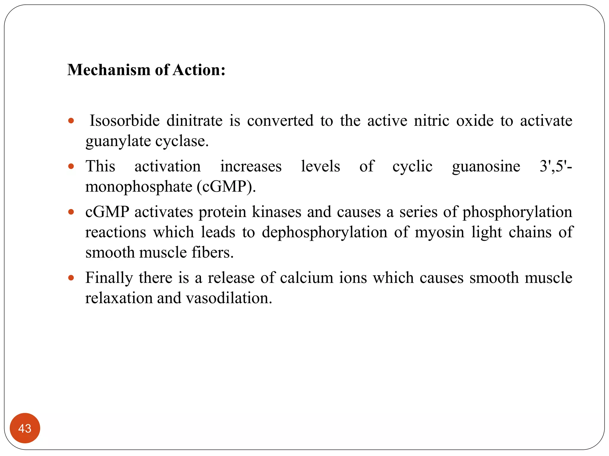 2nd unit anti-anginal agents | PPTX